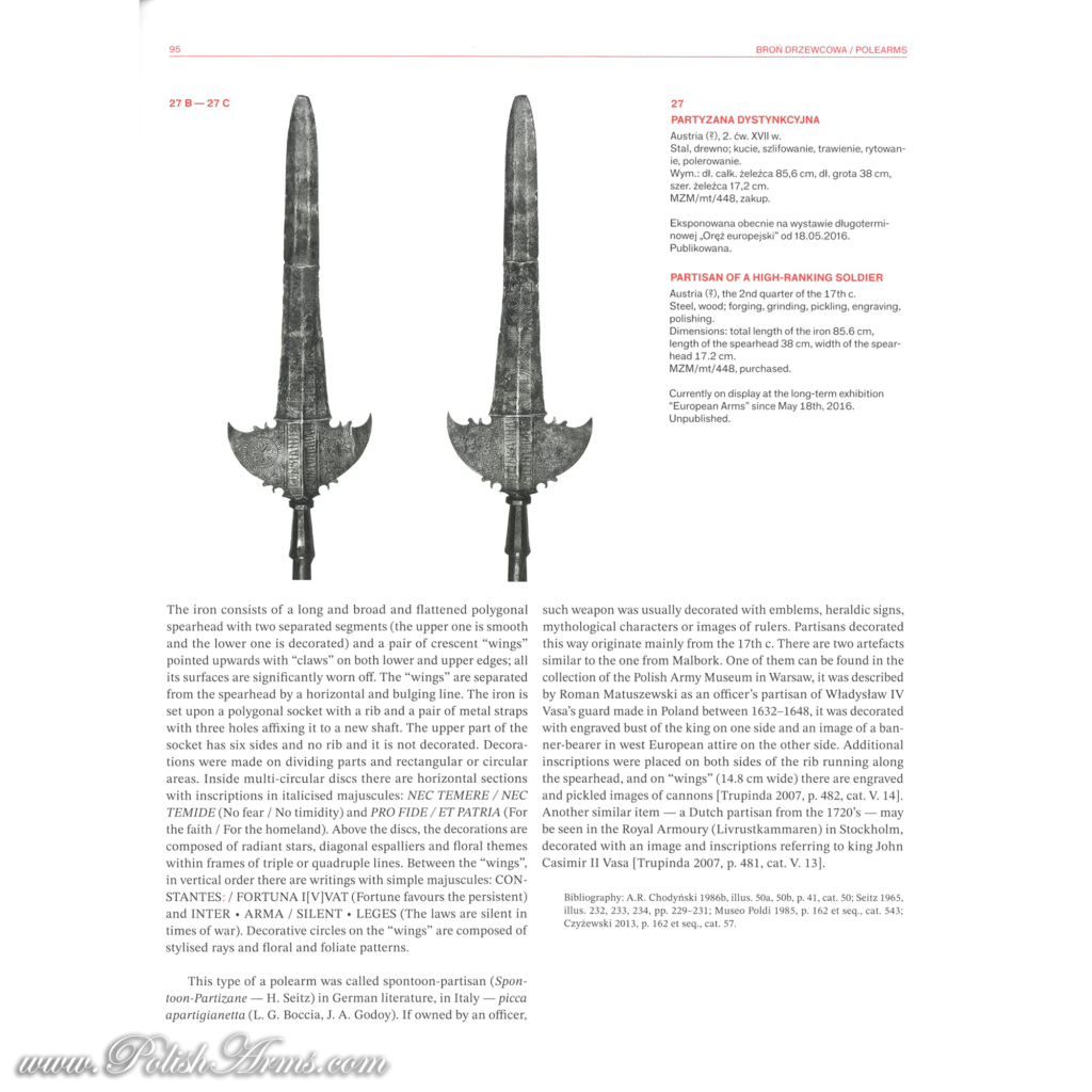Polearms and Impact Weapons in the Malbork Castle Museum Collection ...